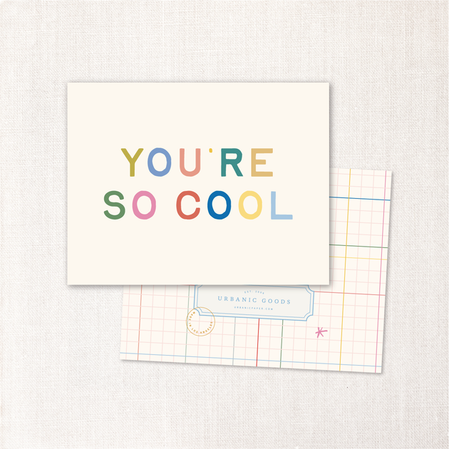 you're so cool card – Urbanic Paper Boutique