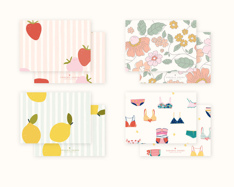 full sun collection - assorted notecards, set of 8 – Urbanic Paper Boutique