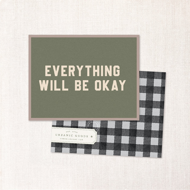 everything will be okay card – Urbanic Paper Boutique