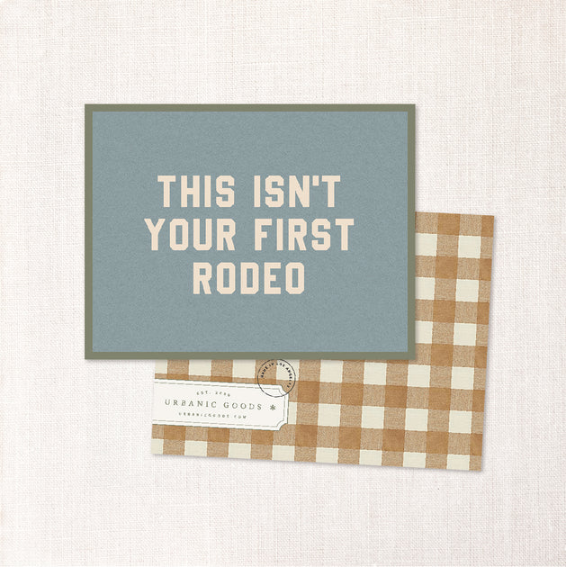 first rodeo card – Urbanic Paper Boutique