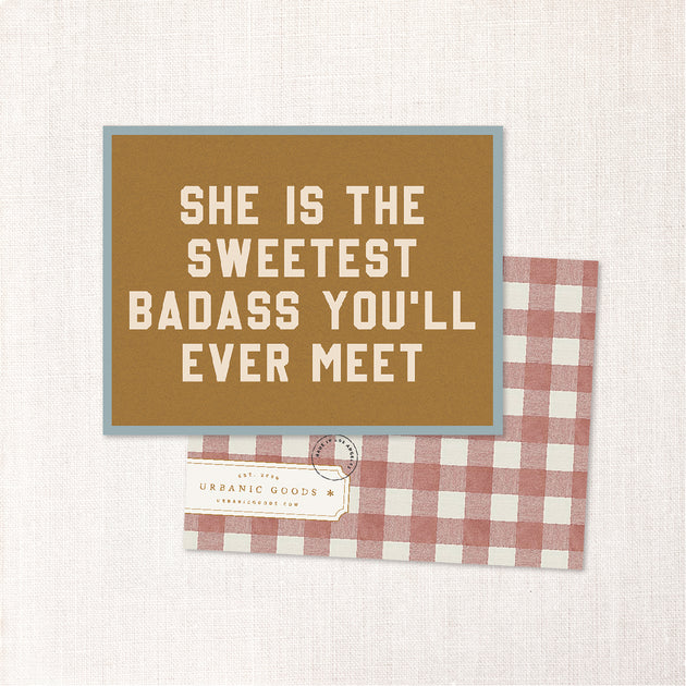 sweetest badass card – Urbanic Paper Boutique